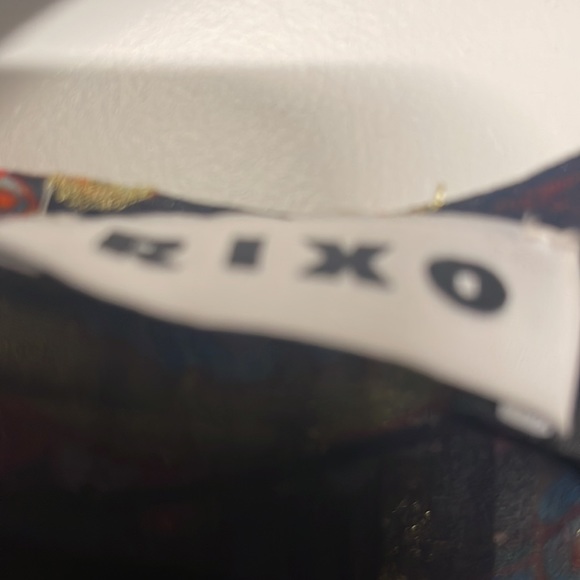 RIXO | Dresses | Rixo New Multicolored Dress Lined At The Torso Ties At ...